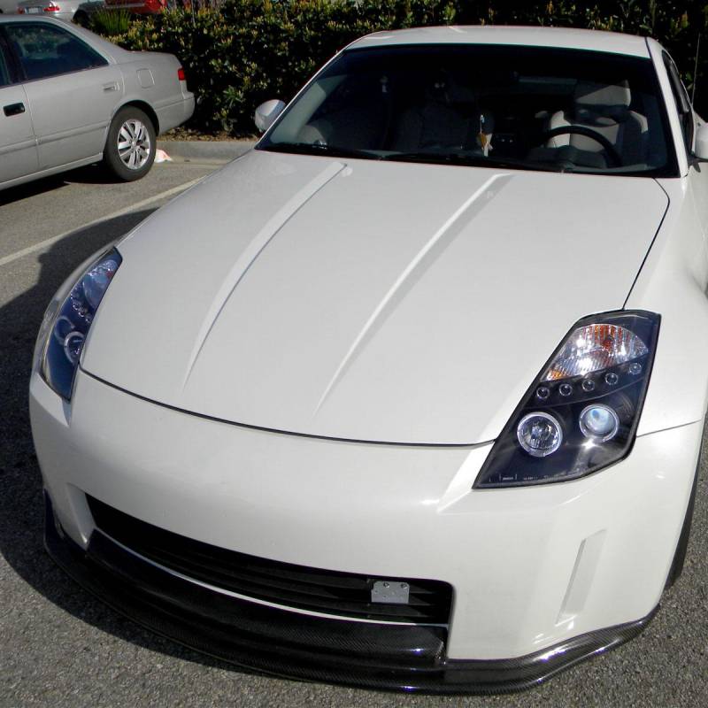 Spec-D 2003-2005 Nissan 350Z Dual Halo Projector Headlights (Matte ...