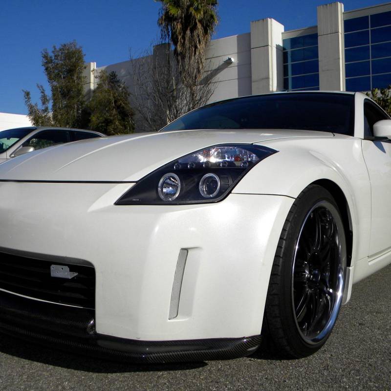 Spec-D 2003-2005 Nissan 350Z Dual Halo Projector Headlights (Matte ...