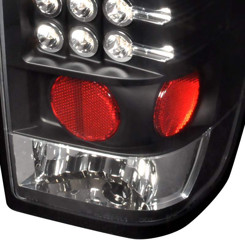 Spec-D 2004-2015 Nissan Titan LED Tail Lights (Matte Black Housing ...