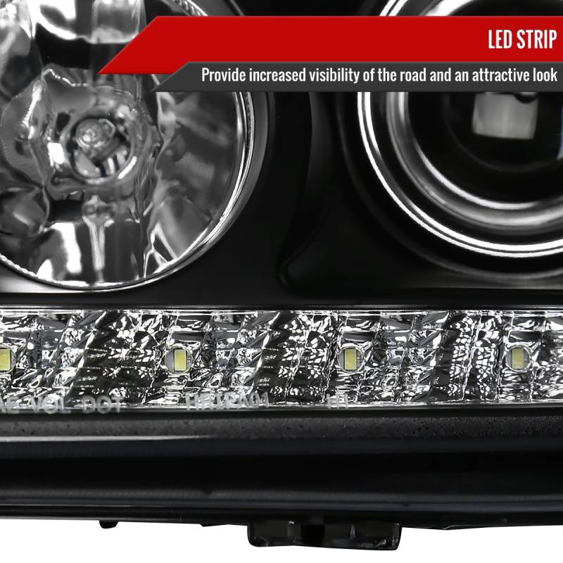 Spec-D 2002-2005 Mercedes Benz W163 ML Class Projector Headlights w ...